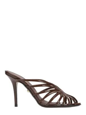 ALEVI MILANO Diana 9.5 Cm Heeled Sandals - Brown