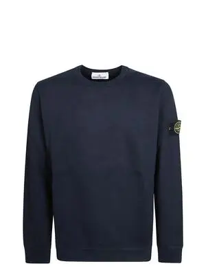 Stone Island Crewneck Sweatshirt - Blu