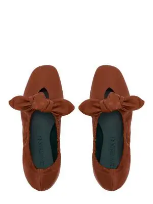 Zimmermann Carousel Ballerina Flats - Caramel