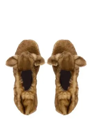 Zimmermann Carousel Ballerina Flats - Chocolate