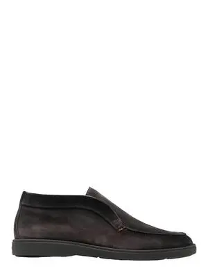 Santoni SANTONI Suede Desert Boot With Fur Grey