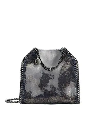 Stella McCartney Stella McCartney Mini Top Handle Chain Shoulder Bag Blu