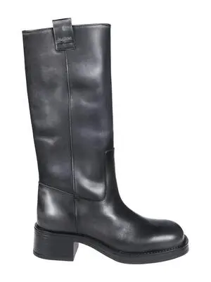 ALOHAS Vintage-effect Suede And Leather Boots - Nero