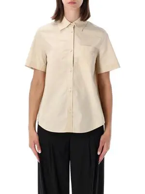 Loewe Short Sleeve Button-up Shirt - Beige