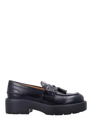 Miu Miu Platform Tassel Loafers Nero