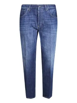 DONDUP Brighton 5-pocket Cotton Jeans - Blu