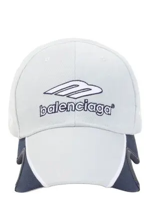 Balenciaga American Football Cotton Cap - Grey