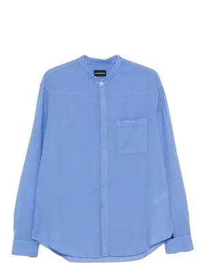 Emporio Armani Cotton Shirt - Sky Blue