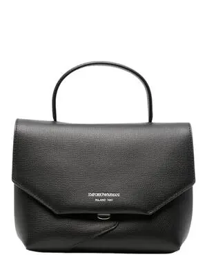 Emporio Armani Leather Handbag - Black