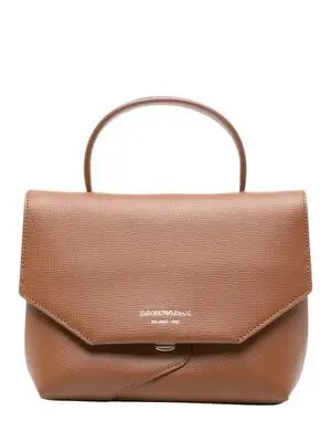 Emporio Armani Small Leather Handbag - Brown