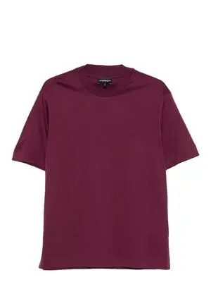 Emporio Armani Logo Cotton T-shirt - Red
