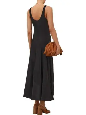 Zimmermann Bias Midi Dress - Black