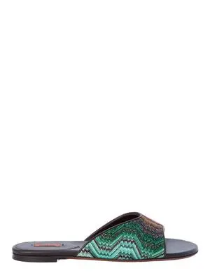 Missoni Zig Zag Sandals - Multicoloured
