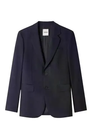 SANDRO Virgin Wool Suit Jacket