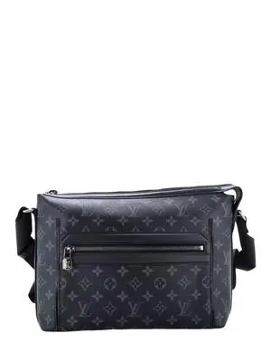 LOUIS VUITTON Odyssey Messenger Bag Monogram Eclipse Canvas Pm - Black