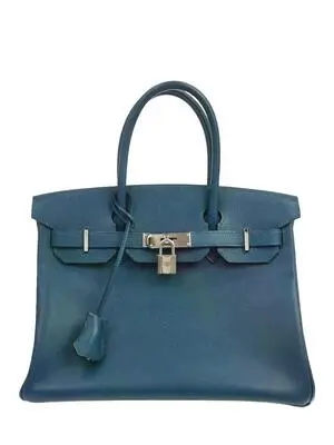 Hermès Hermès Birkin 30 Epsom Tote Bag Blue