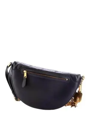 Balenciaga Quilted Leather Xs Belt Bag - Black