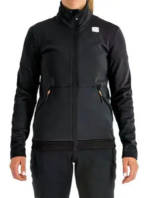 SPORTFUL Logo-print Zip Jacket - Black
