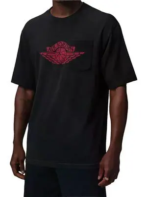 JORDAN Flight Essentials Logo-print T-shirt - Black