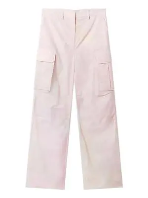 Stella McCartney Ribbon-trimmed Cargo Pants - Pink