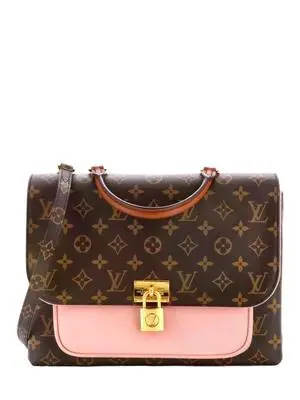 LOUIS VUITTON Louis Vuitton Monogram Canvas Leather Shoulder Bag Pink