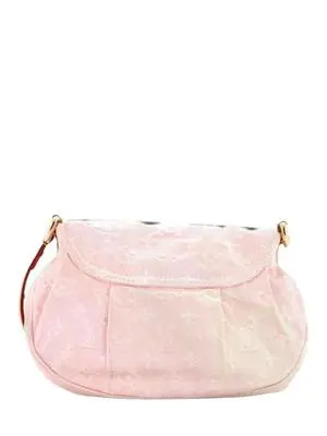 LOUIS VUITTON Louis Vuitton Remix Monogram Denim Clutch Bag