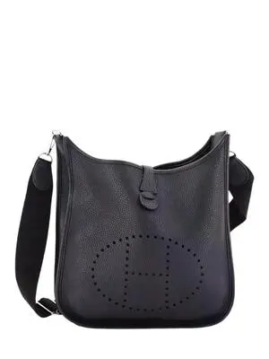 Hermès Evelyne Gen Iii Clemence Pm Crossbody Bag - Black