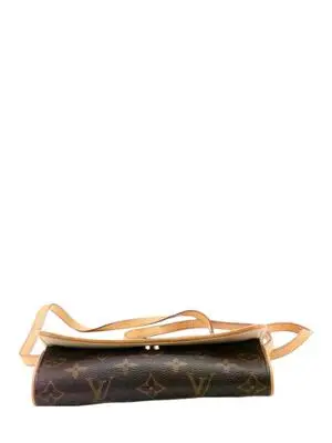 LOUIS VUITTON Twin Handbag Monogram Canvas Pm - Brown