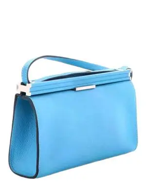 Hermès Clic-h Evercolor 21 Shoulder Bag - Blue