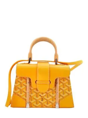 Goyard Structured Saigon Top Handle Bag - Yellow
