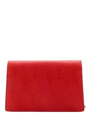 Gucci Gucci Dionysus Bag Leather Super Mini Clutch Bag Red