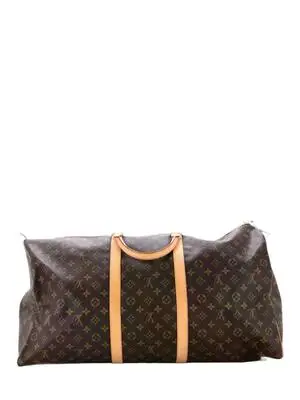 LOUIS VUITTON Keepall Monogram Canvas 60 Travel Bag - Brown