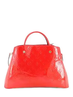 LOUIS VUITTON Louis Vuitton Montaigne Monogram Vernis MM Tote Bag