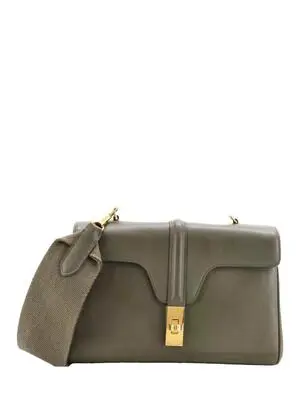 Celine Soft 16 Bag Smooth Calfskin Shoulder Bag - Green