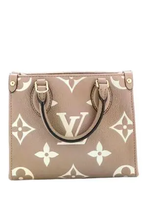 LOUIS VUITTON Louis Vuitton Bicolor Monogram Empreinte Giant BB Tote Bag