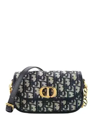 Dior 30 Montaigne Avenue Oblique Canvas Crossbody Bag - Blue
