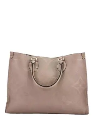 LOUIS VUITTON Onthego Monogram Empreinte Giant Mm Tote Bag - Neutrals