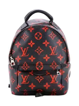 LOUIS VUITTON Palm Springs Limited Edition Monogram Infrarouge Mini Backpack - Black