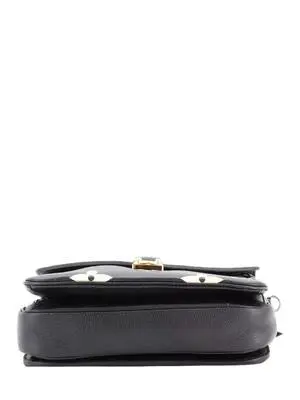 LOUIS VUITTON Pochette Metis Monogram Empreinte Giant Crossbody Bag - Black