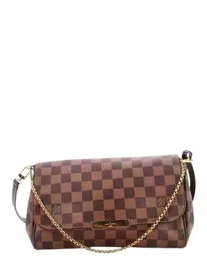 LOUIS VUITTON Favorite Handbag Damier Mm Crossbody Bag - Brown