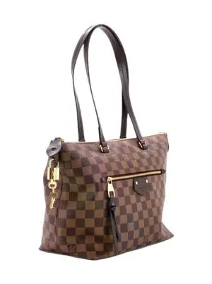 LOUIS VUITTON Damier Ebene Iena Pm Tote Bag - Brown