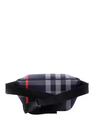 Burberry Sonny House Check Canvas Belt Bag - Black