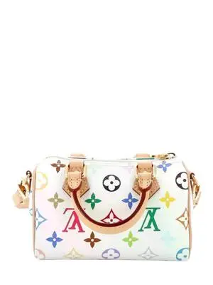 LOUIS VUITTON Speedy Bandouliere Nm Bag Monogram Multicolor Nano Satchel - Multicolour