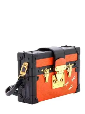 LOUIS VUITTON Petite Malle Handbag In Epi Leather - Black