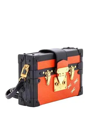 LOUIS VUITTON Petite Malle Handbag In Epi Leather - Black