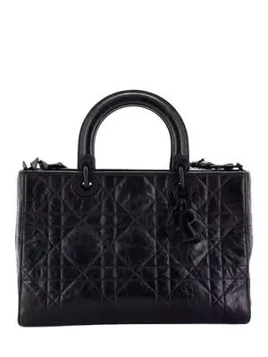 DIOR Christian Dior Lady D-Sire Macrocannage Tote Bag