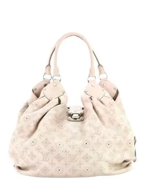 LOUIS VUITTON Mahina Leather Hobo Bag - Neutrals