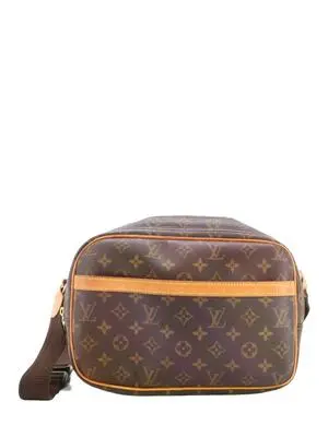 LOUIS VUITTON Monogram Canvas Pm Reporter Bag - Brown