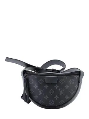 LOUIS VUITTON Louis Vuitton Moon Monogram Eclipse Canvas Crossbody Bag Black