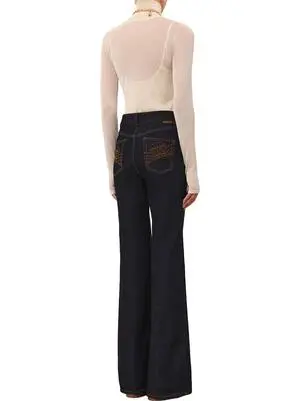 Zimmermann Fine Knit High Neck Top - Cream